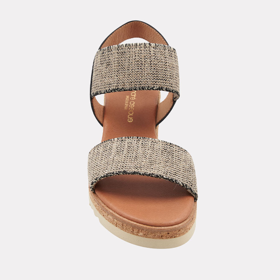 Neveah Linen Wedge | Andre Assous